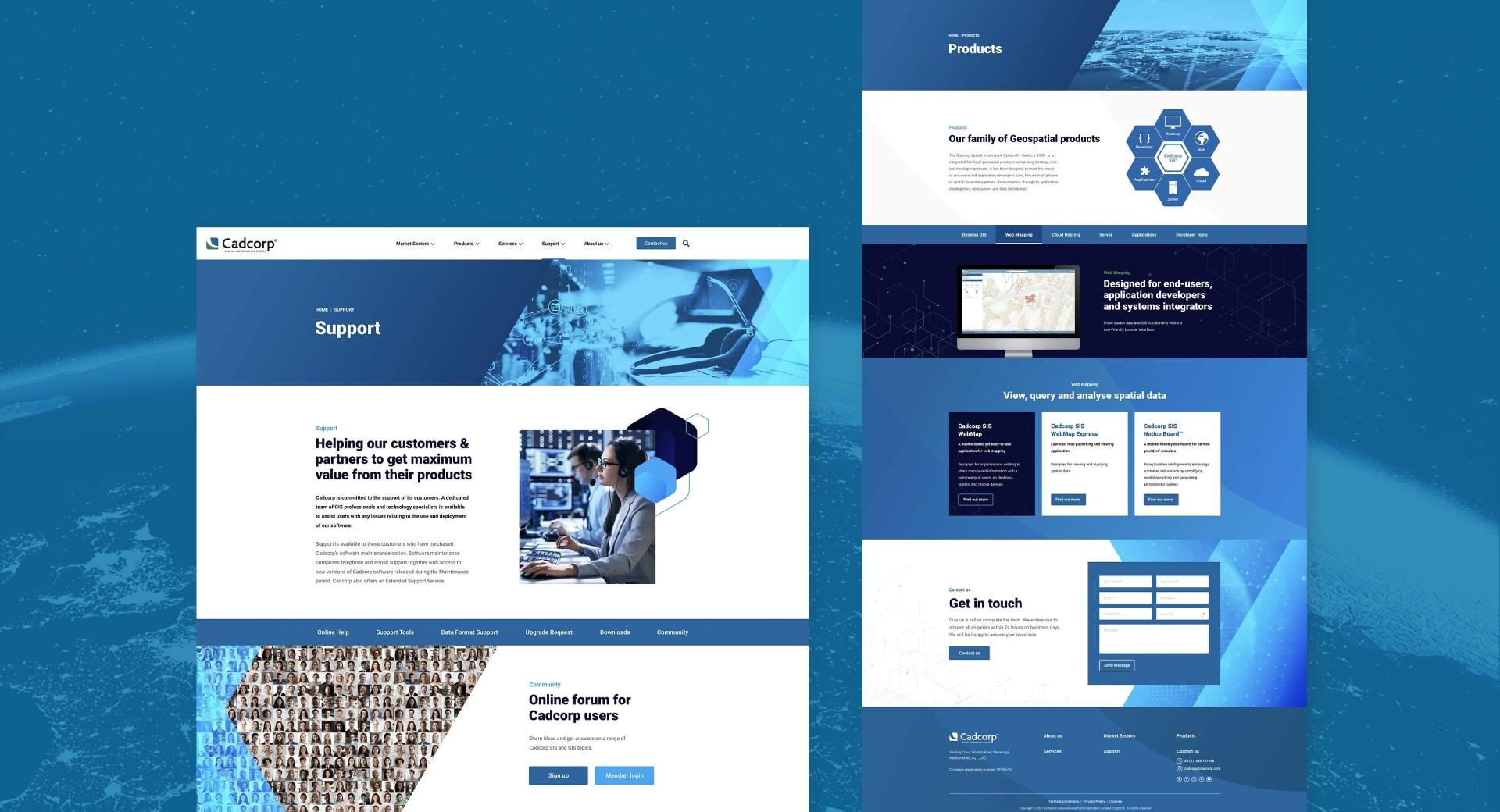 Cadcorp | Website Design Services | TFA